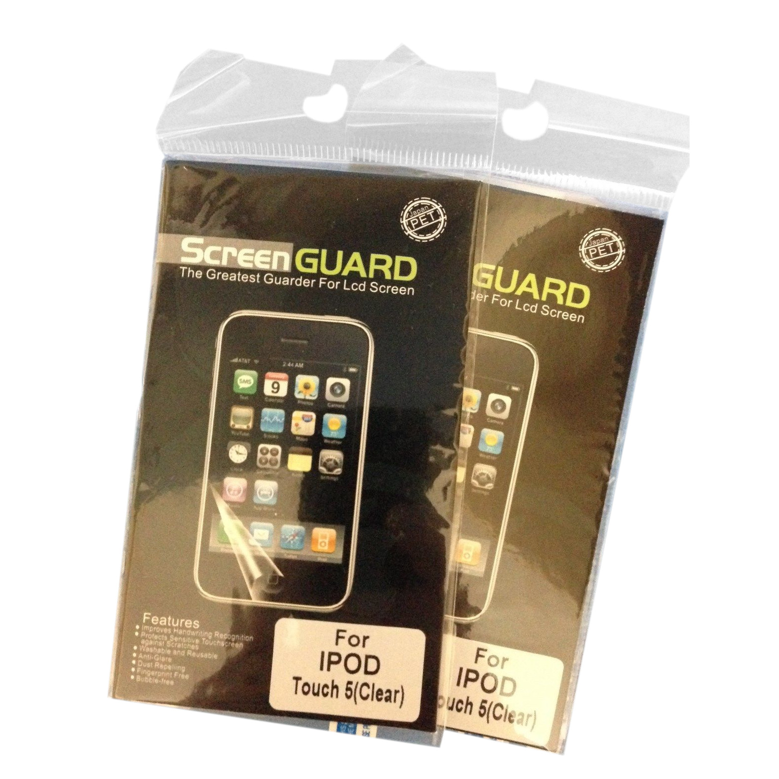 2 x ClearScreen Guard LCD Screen Protector For Apple iPod Touch 5G 5th ...