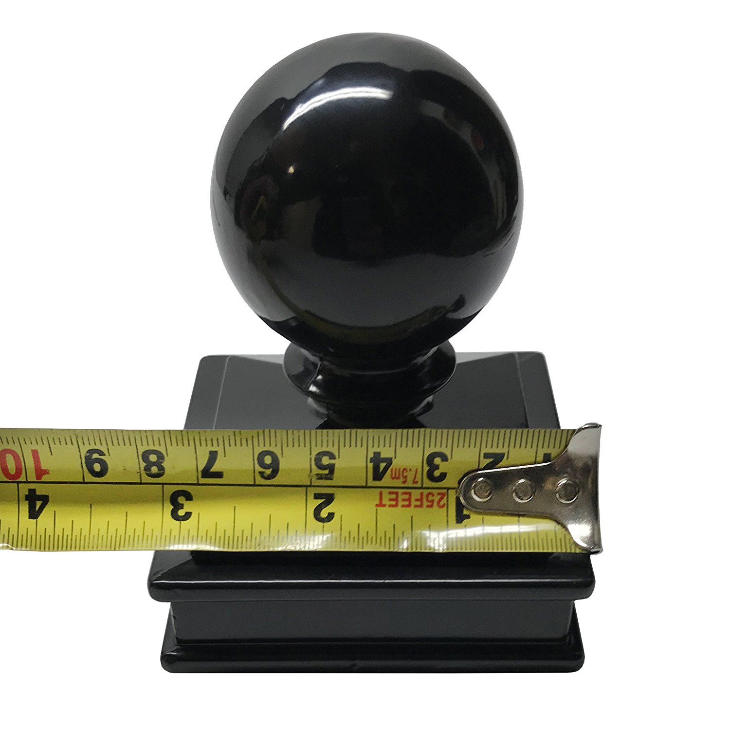 Decorex Hardware Aluminium Ball Post Cap for 2.5" x 2.5" Metal Posts ...