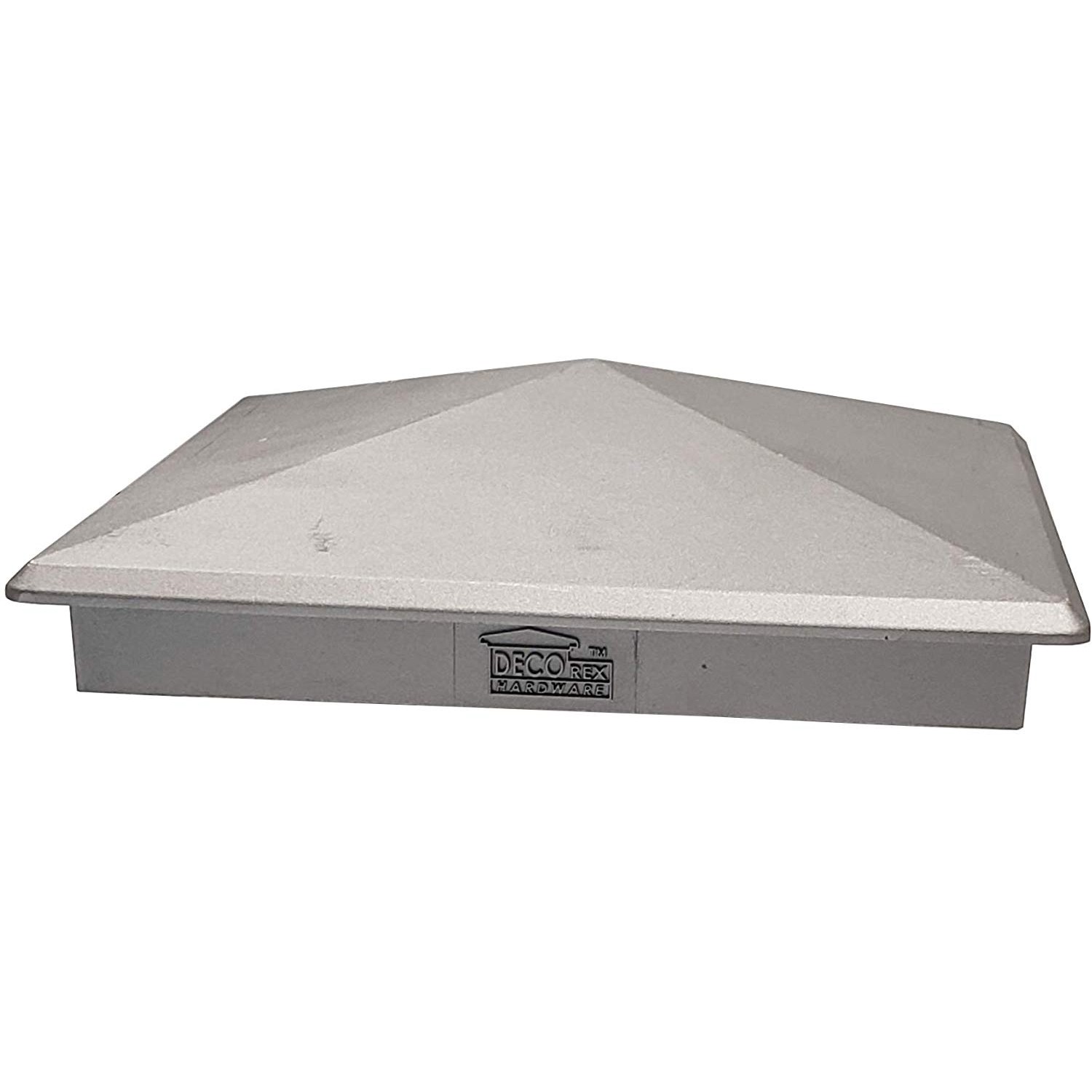 Decorex Hardware 8" x 8" Heavy Duty Aluminium Pyramid Post Cap for Wood ...