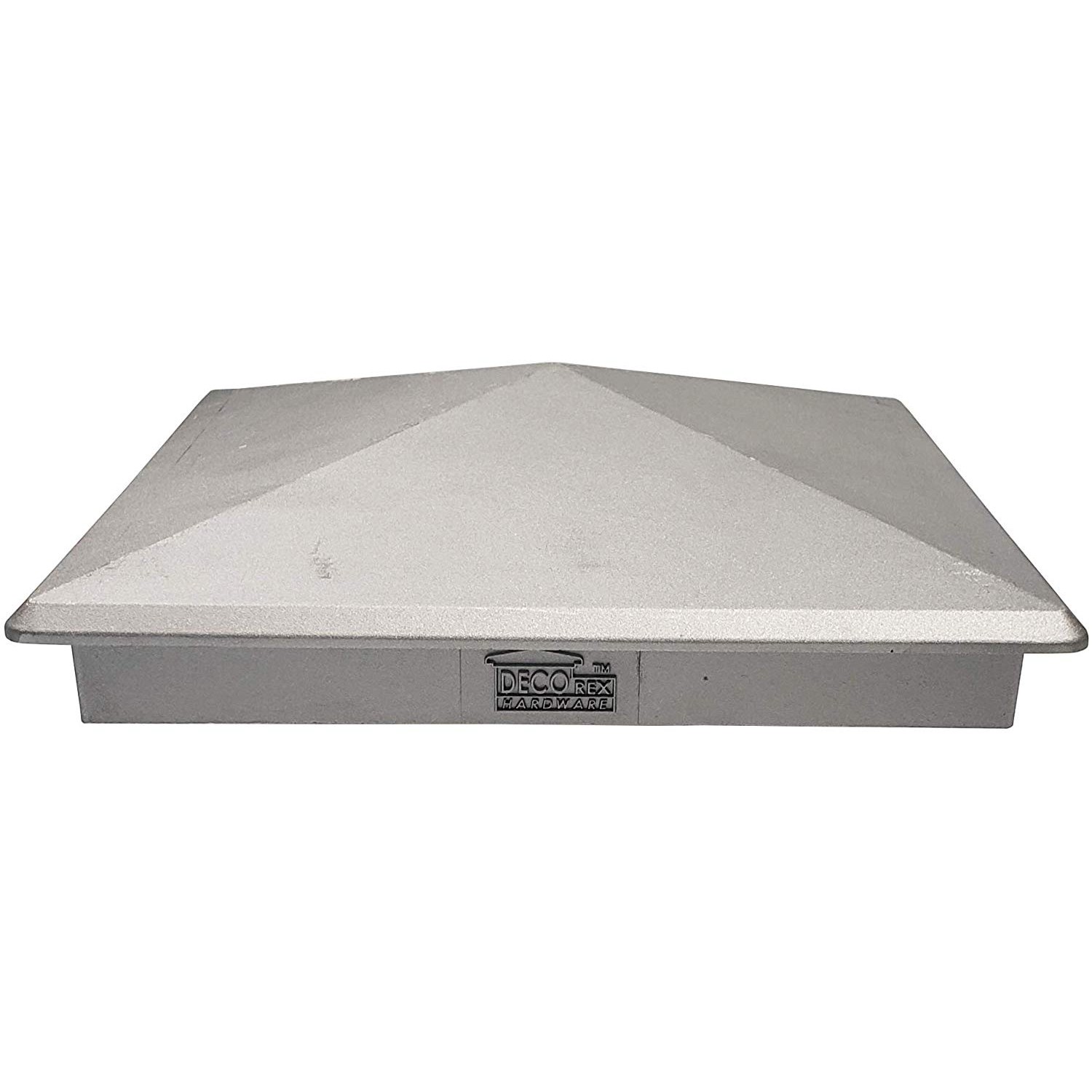 Decorex Hardware 8" x 8" Heavy Duty Aluminium Pyramid Post Cap for Wood ...