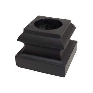 Baluster Flat Base Shoe with Set Screw - for Use with 5/8" Round Iron ...