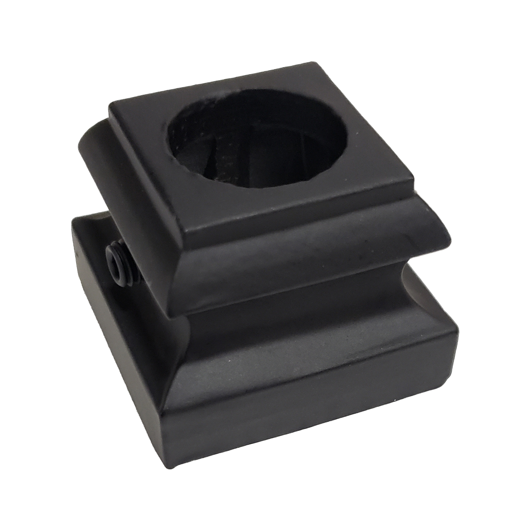 Baluster Flat Base Shoe with Set Screw - for Use with 5/8" Round Iron ...